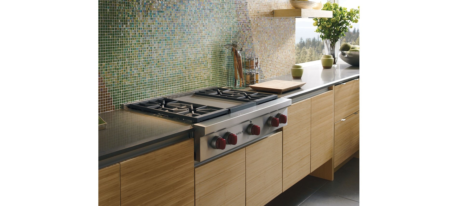 Parrilla de Quemadores Sellados de 36" - 4 quemadores y comal ...